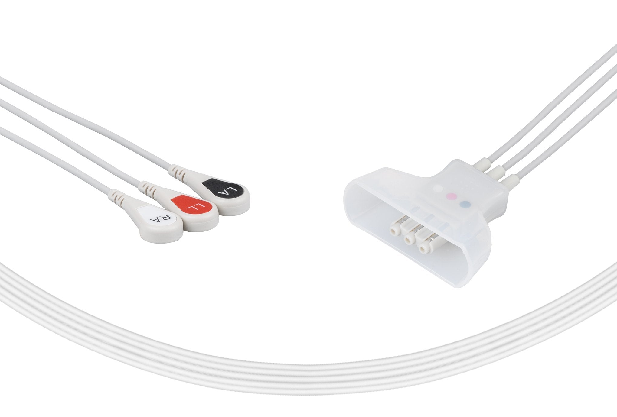 Philips Compatible ECG Telemetry cable - 3 Leads Snap | Pluscare ...
